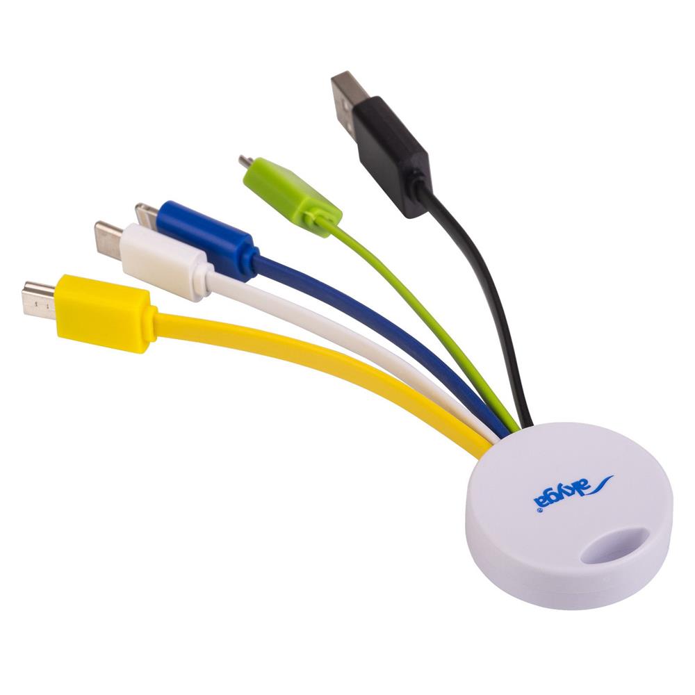 Akyga adapter brelok USB 5w1 AK-AD-51 USB A / USB type C / micro USB B ...
