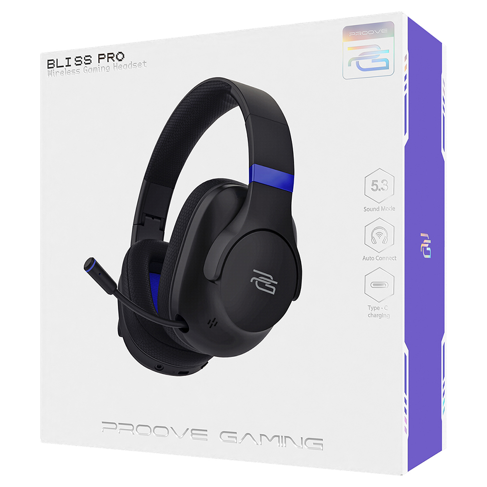 Proove wireless headset Gaming Bliss Pro black